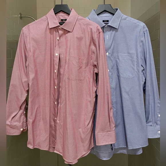 Pronto Uomo | Shirts | Lot Of Two Pronto Uomo Dress Shirts | Poshmark